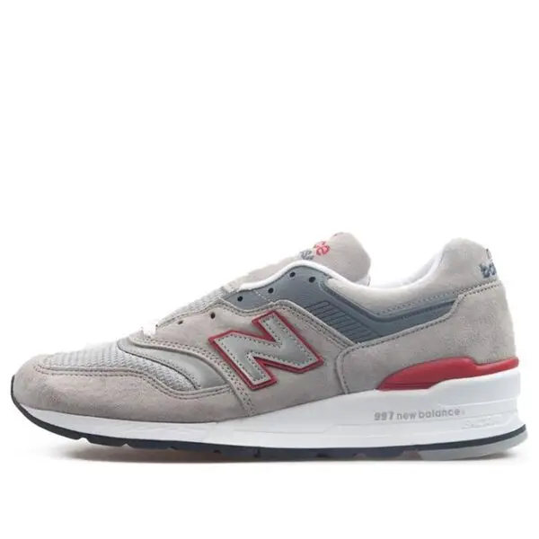 NEW BALANCE 997 Made In Usa 'grey - Grey/red