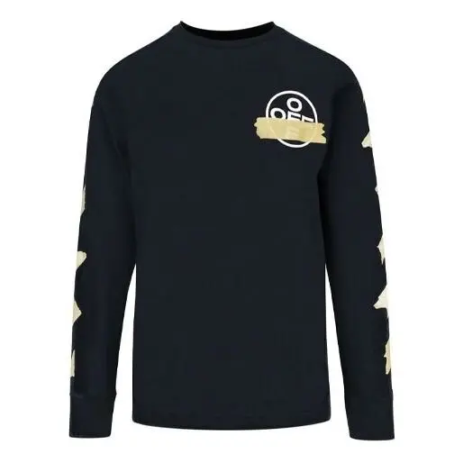 Off-White Tape Arrows Long Sleeve T-shirt - Black