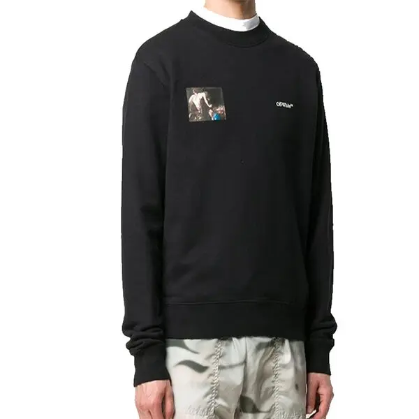 Off-White Fw20 Caravaggio Angel Printed Sweatshirt