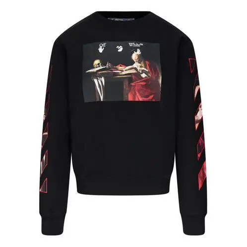 Off-White Caravaggio Slim Crewneck /red - Black