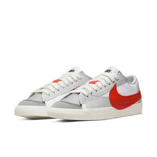 Nike Blazer Low '77 Jumbo Sneakers - White/red/gray
