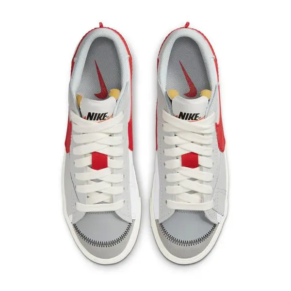 Nike Blazer Low '77 Jumbo Sneakers - White/red/gray