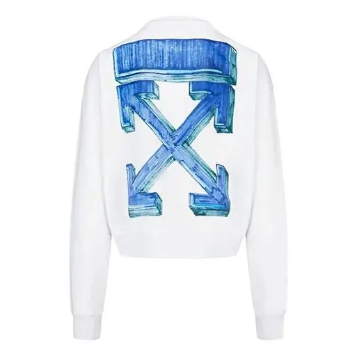 Off-White Fw20 Marker Arrows Loose Sweater - White