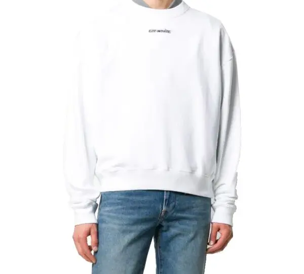 Off-White Fw20 Marker Arrows Loose Sweater - White