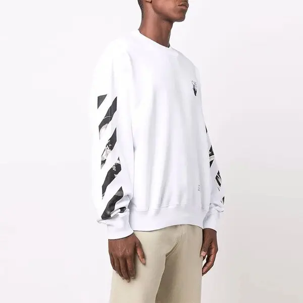 Off-White Fw21 Arrow Logo Printed Pullover
