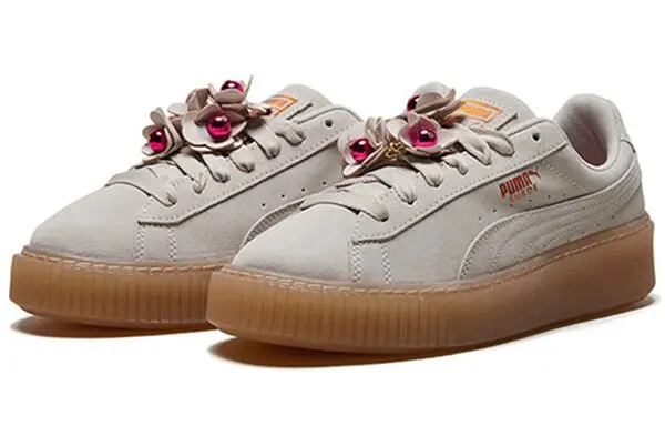 PUMA Platform Flower Tassel Sneakers