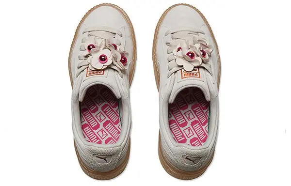PUMA Platform Flower Tassel Sneakers