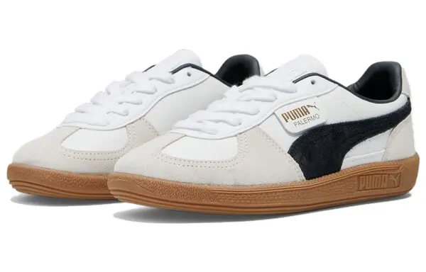 PUMA Palermo Sneakers - White/black/brown