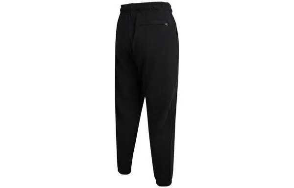 JORDAN Solid Color Bundle Feet Sports Pants Black
