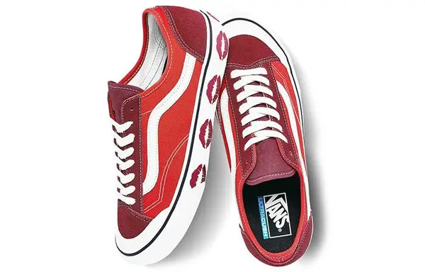 VANS Style 36 Decon Sf Lip Print Sneakers - Red/white