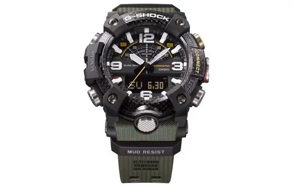 Casio G-shock Mudmaster Watch - Black/green