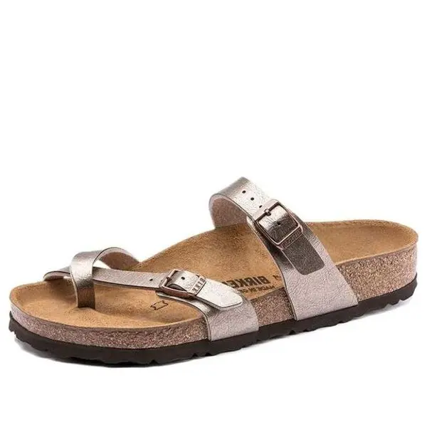 BIRKENSTOCK Mayari Birko-flor Sandals - Graceful Taupe