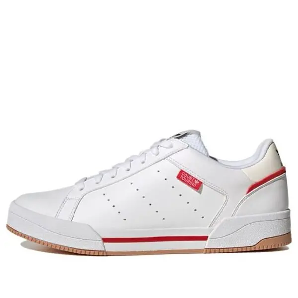 Adidas Court Tourino Sneakers - White/red