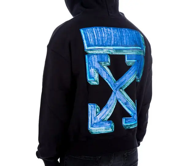 Off-White Fw20 Arrows Printing Hooded Pullover