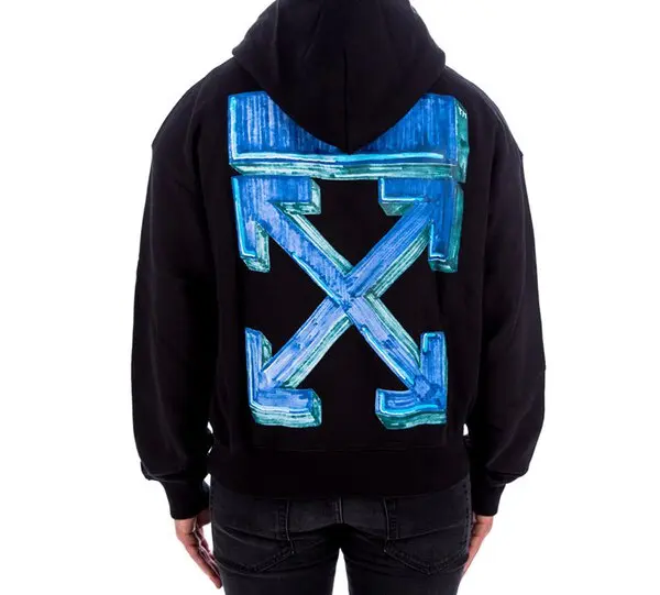 Off-White Fw20 Arrows Printing Hooded Pullover