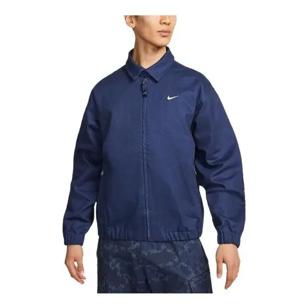 Nike Logo Casual Lapel Jacket - Default Color