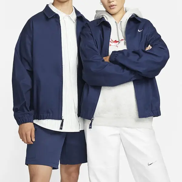 Nike Logo Casual Lapel Jacket - Default Color