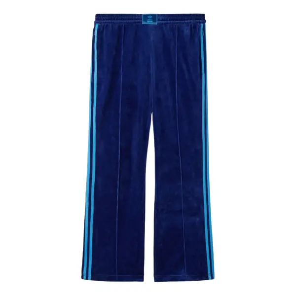 Adidas Velour Track Pants - Dark Blue