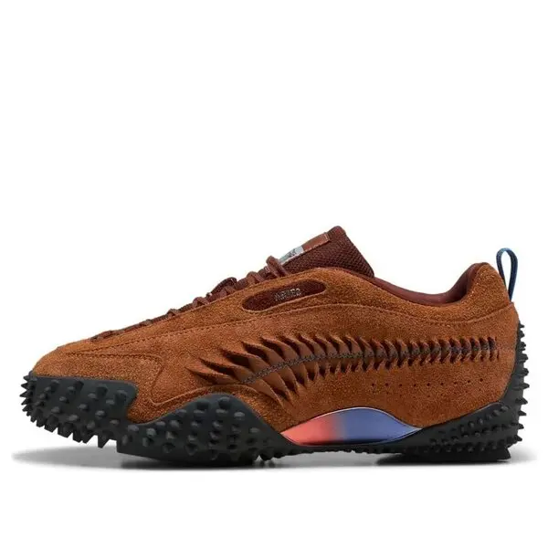 PUMA X Aries Mostro "brown Suede" Sneakers - Brown/black/blue