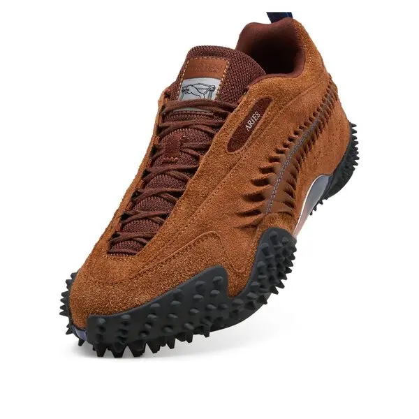 PUMA X Aries Mostro "brown Suede" Sneakers - Brown/black/blue