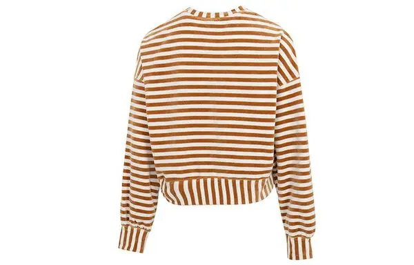 PUMA Striped Knitted Pullover Sweater