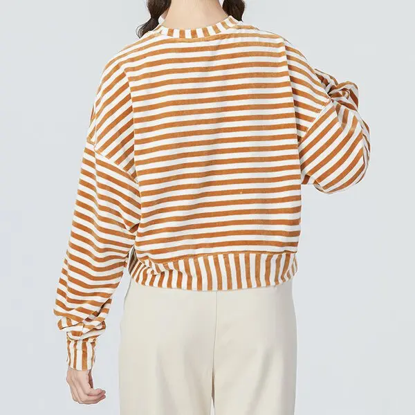 PUMA Striped Knitted Pullover Sweater