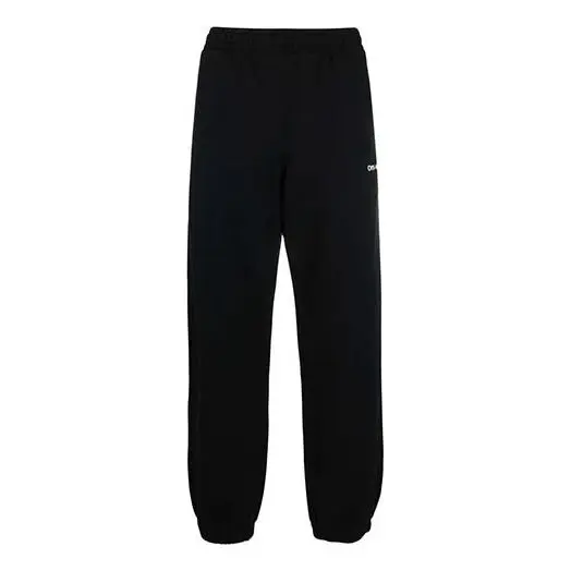Off-White Fw21 Caravaggio Painting Bundle Feet Sports Pants/trousers/joggers Black - Black/white