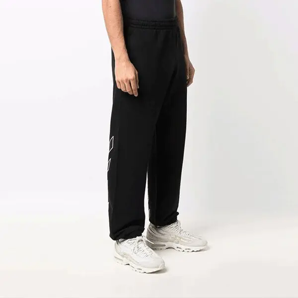 Off-White Fw21 Caravaggio Painting Bundle Feet Sports Pants/trousers/joggers Black - Black/white