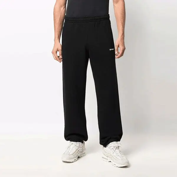 Off-White Fw21 Caravaggio Painting Bundle Feet Sports Pants/trousers/joggers Black - Black/white