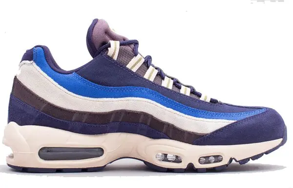 Nike Max 95 Premium Sneakers - Black/white/blue