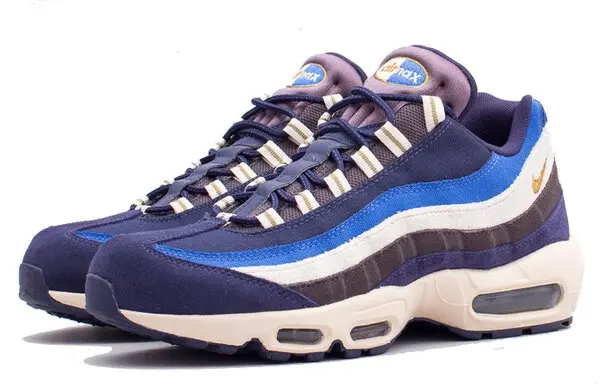 Nike Max 95 Premium Sneakers - Black/white/blue