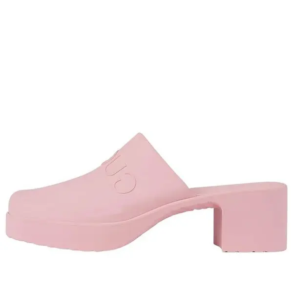 Gucci Logo Rubber Mule