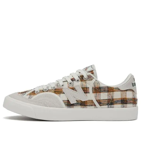 NEW BALANCE 212 Plaid Sneakers - White/yellow/gray