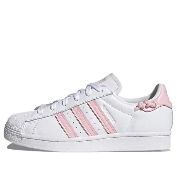 Adidas Superstar Knotted Rope White - Pink/blue