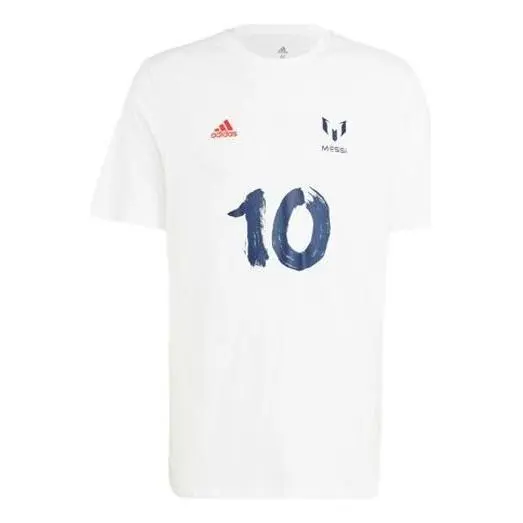 Adidas Messi Football Cny Printed T-shirt - White