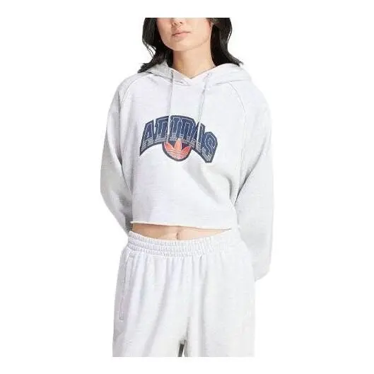 Adidas Originals Cropped Hoodie Asia Sizing - White