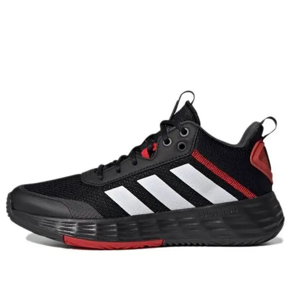 Adidas Own The Game Mid Top Sneakers - Black/white/red