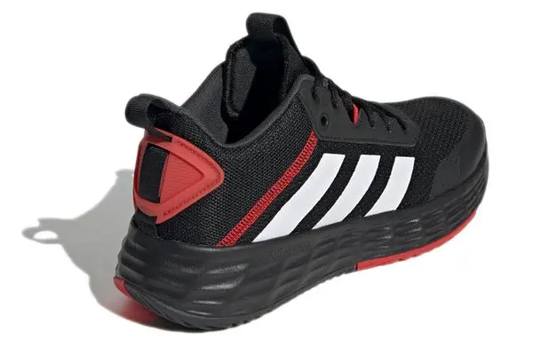 Adidas Own The Game Mid Top Sneakers - Black/white/red