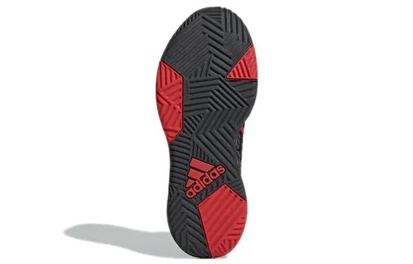Adidas Own The Game Mid Top Sneakers - Black/white/red