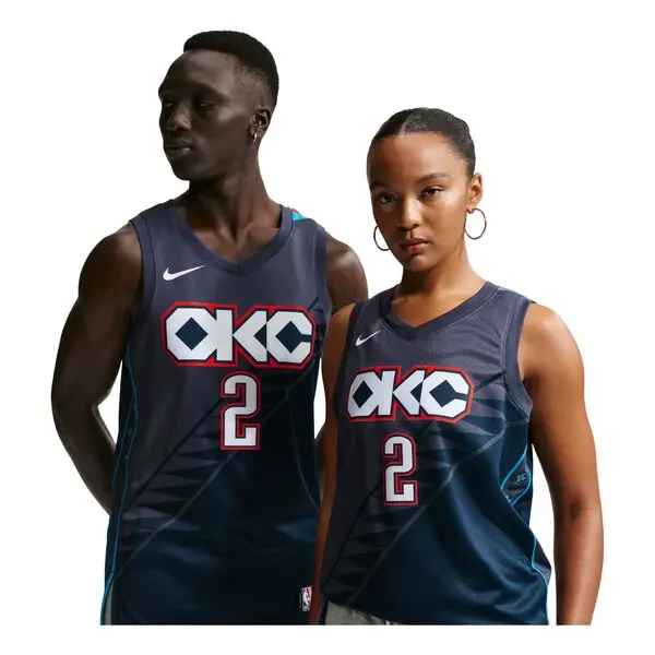 Nike Oklahoma City Thunder Shai Gilgeous-alexander Nba Swingman Jersey - Grey