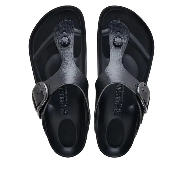 BIRKENSTOCK Gizeh Big Buckle Sandals - Black