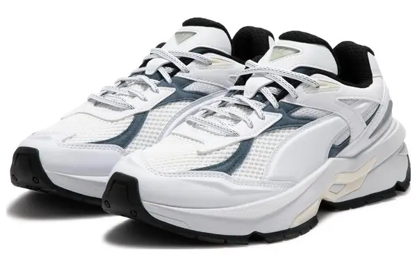 PUMA Nano Odyssey Low Top Sneakers - White/black/blue