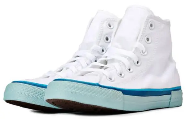 CONVERSE Chuck Taylor All Star High Top Sneakers - White/blue