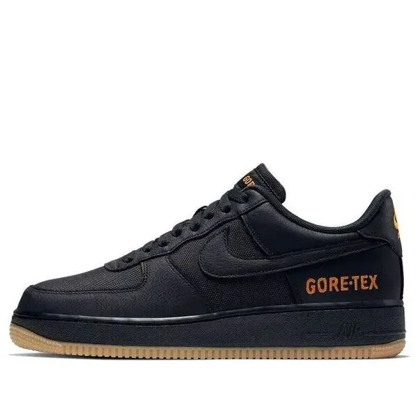 Nike Force 1 Low Gtx Sneakers - Black/light Carbon-bright Ceramic