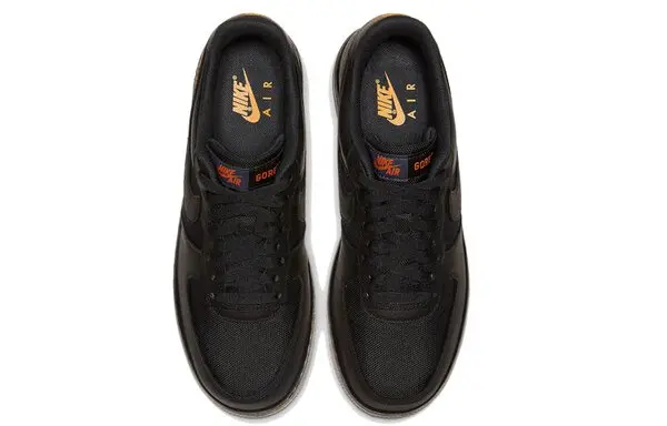 Nike Force 1 Low Gtx Sneakers - Black/light Carbon-bright Ceramic