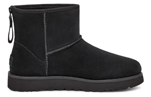 UGG Classic Mini Logo Zip Boots - Black