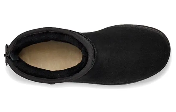 UGG Classic Mini Logo Zip Boots - Black