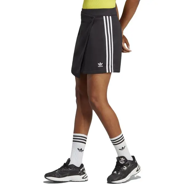 Adidas Adicolor Classics 3-stripes Wrap Skirt - Black