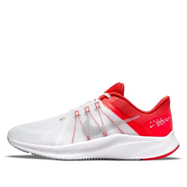 Nike Quest 4 Low Top Sneakers - White/red