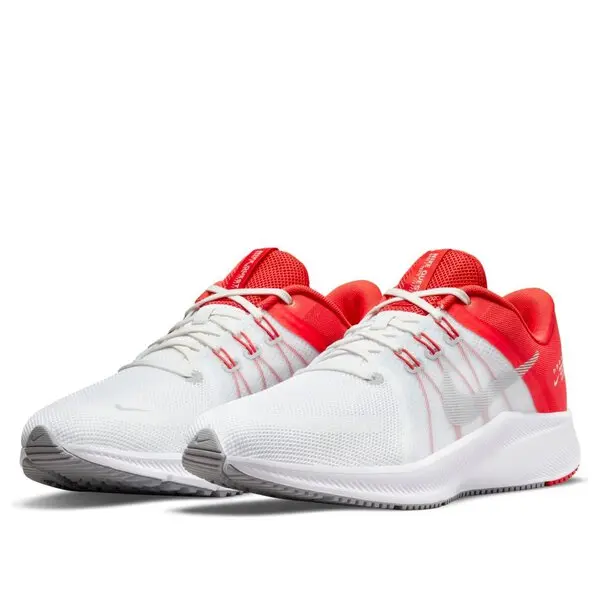 Nike Quest 4 Low Top Sneakers - White/red